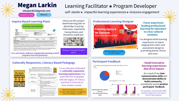 Megan Larkin's Portfolio