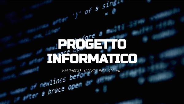 Progetto Informatico