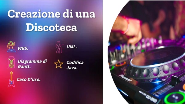 CREAZIONE DISCOTECA | Genially