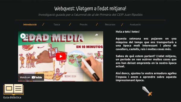 Webquest Edat Mitjana | Genially