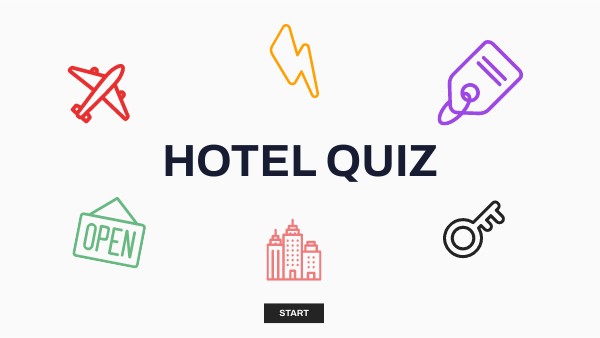 HOTEL QUIZ SESSION | Genially