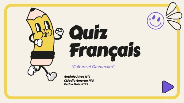 Quiz Français | Genially