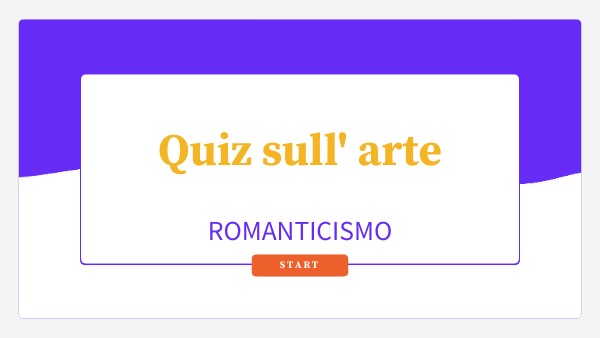 Quiz arte