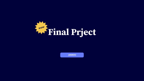 Final Project | Genially