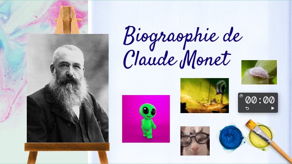 Biographie Claude Monet | Genially