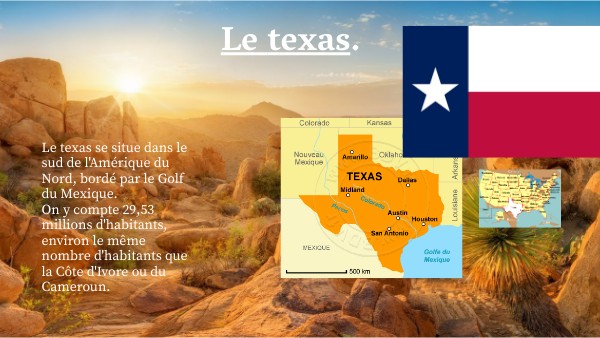 Le Texas | Genially
