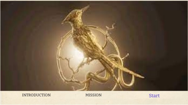 the escape room of the hunger game | Genially