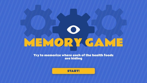 Healthy Foods MEMORY GAME