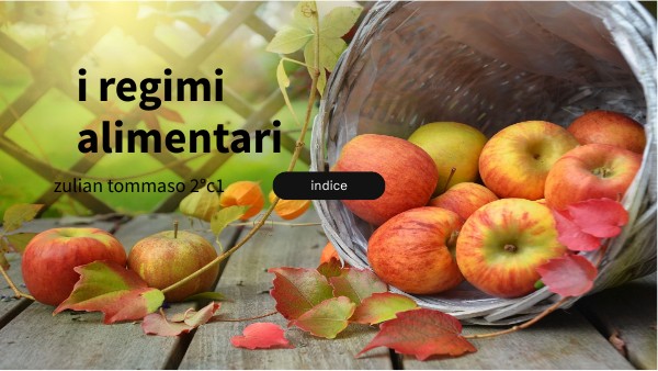 i regimi alimentari