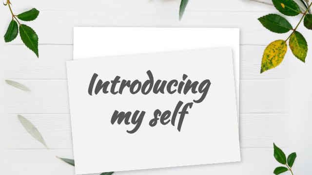 Introducing Yourself Genially