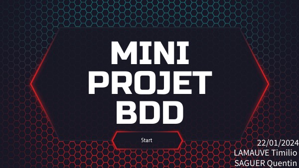 Mini Projet BDD