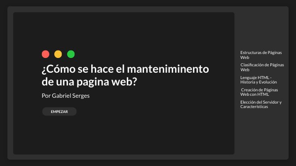 paginas web | Genially