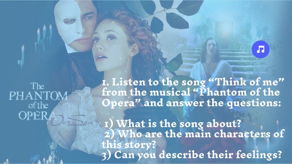 Worksheet_Phantom_of_the_opera_song_Think_of_me | Genially