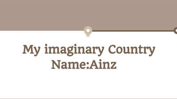 my imaginary country