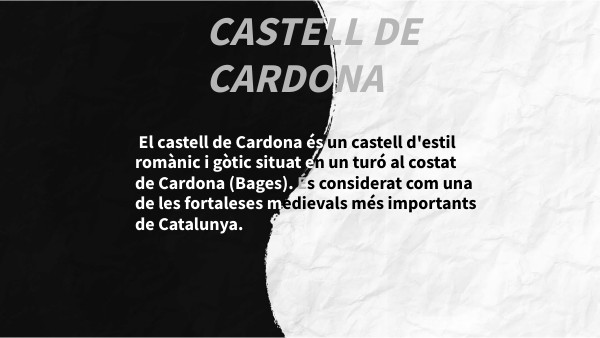 Castell de Cardona | Genially