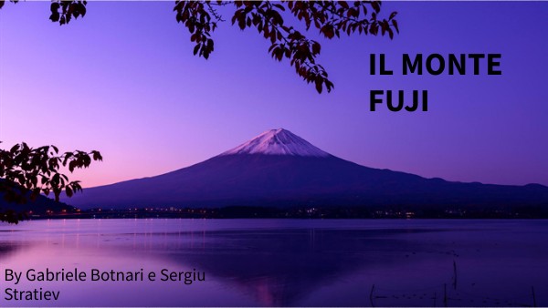 Il monte Fuji | Genially