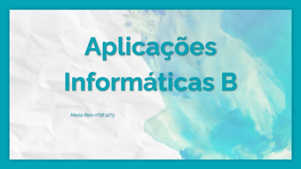 APRESENTAÇAO MARIA REIS N18 12.3 | Genially