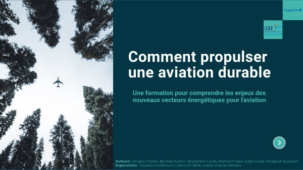 Les vecteurs énergétique alternatifs pour l'aviation