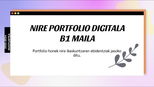 B1 UBIDEA | Genially