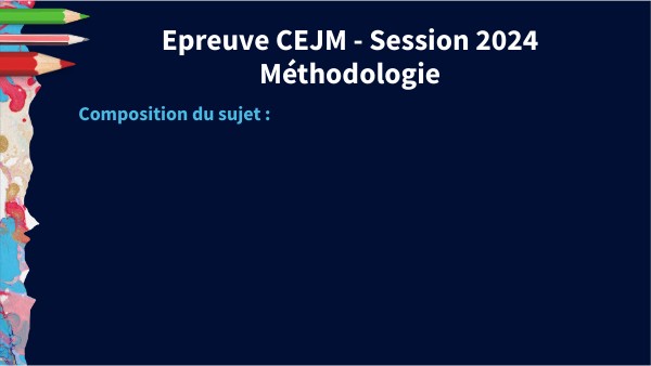 METHODO CEJM | Genially