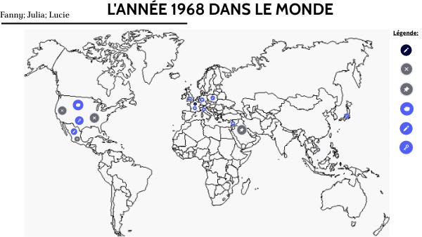Mappemonde interactive
