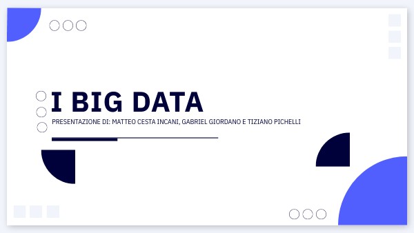 Presentazione Informatica Big Data | Genially