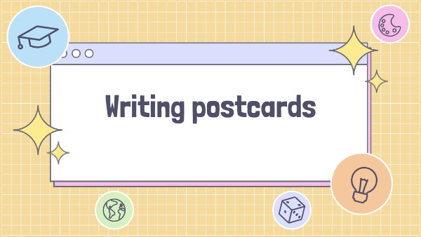 7 grade postcards | Genially