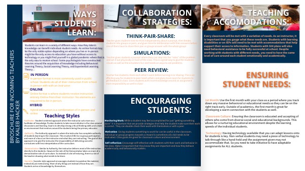 Teaching BROCHURE | Genially