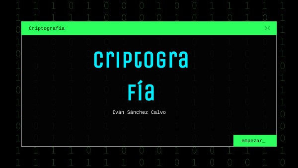 El uso de la criptografía | Genially