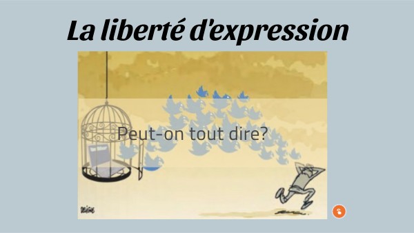 liberté d'expression