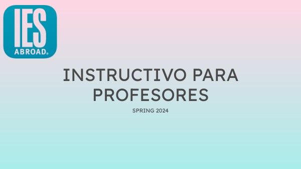 Instructivo profesores | Genially