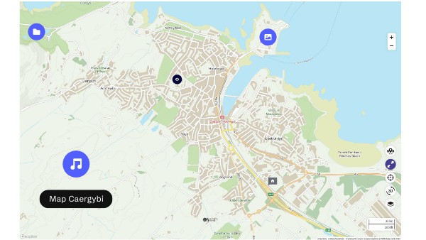 Map Caergybi gan Mr Williams