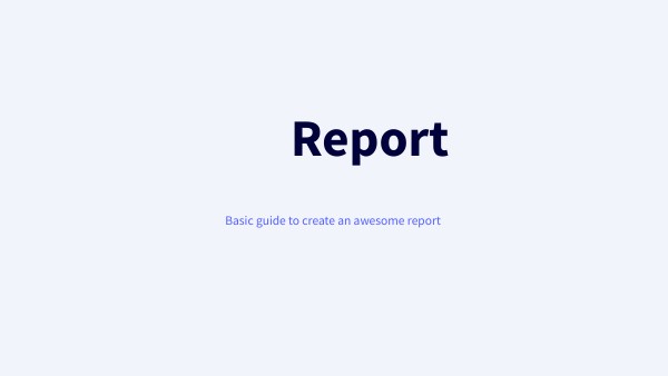 BASIC REPORT