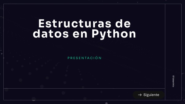 Estructuras de Datos en Python