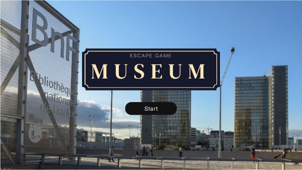 MUSEUM ESCAPE ROOM | Genially