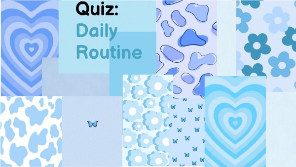 Quiz Daily Routine