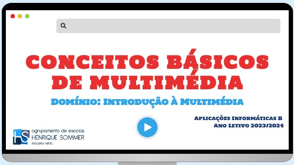 Conceitos básicos de Multimédia
