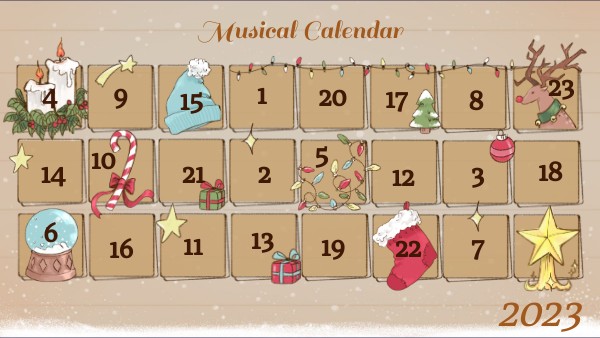 MUSICAL CALENDAR