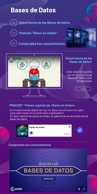 Bases de datos | Genially