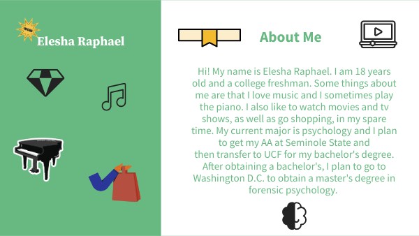 Elesha Raphael | Genially