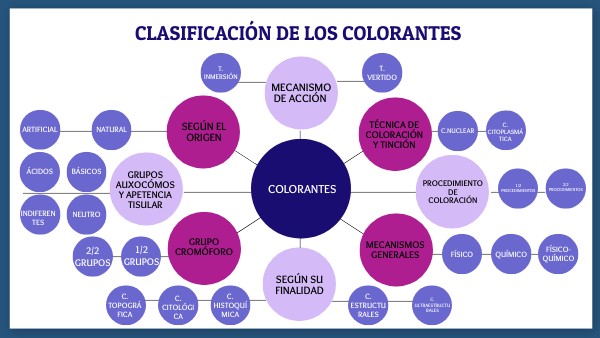 Clasificación de los colorantes - Paula Montaño Cintado 2º APC | Genially