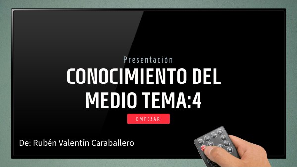 PRESENTACIÓN CONOCIMIENTO DEL MEDIO TEMA:4 - | Genially