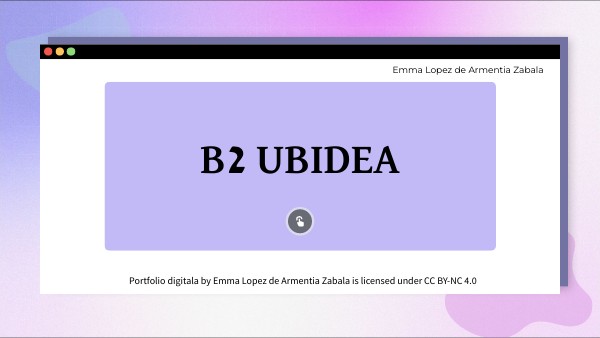 Nire portfolio digitala B2