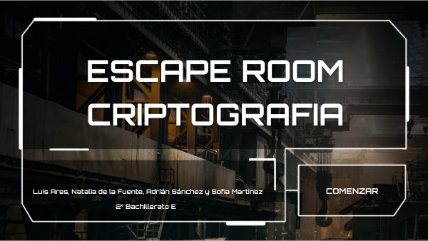 Escape room criptografia | Genially