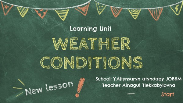 ANIMATED CHALKBOARD LEARNING UNIT | Genially