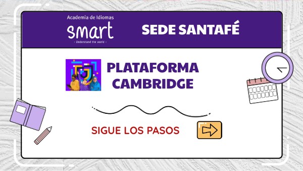 PLATAFORMA CAMBRIDGE | Genially
