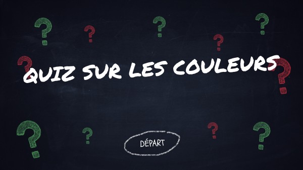 Quiz sur les couleurs | Genially