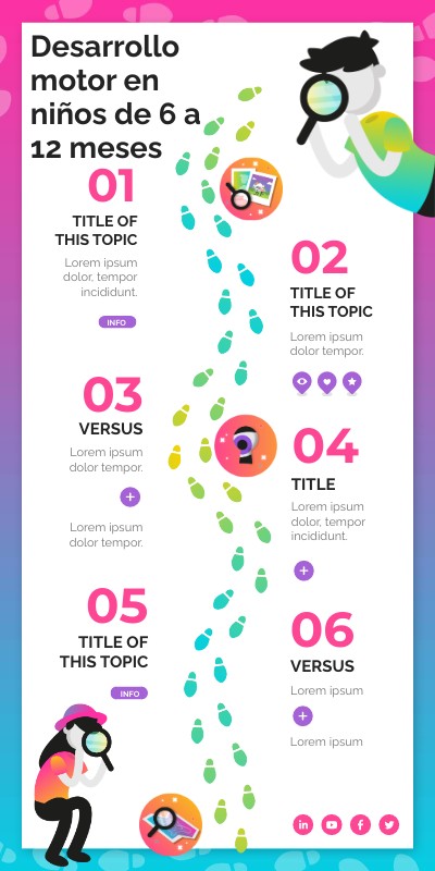 DESARROLLO MOTOR EN NIÑOS DE 6 A 12 MESES | Genially