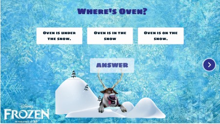 Frozen prepositions | Genially