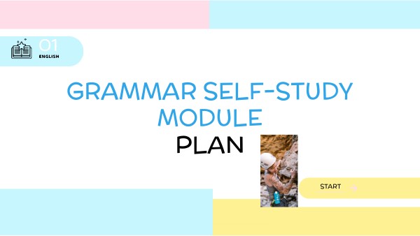 Grammar self-study module